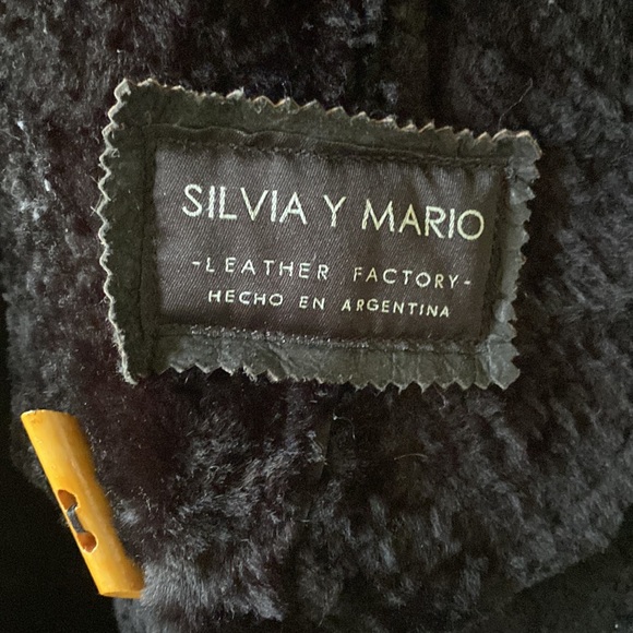 Silvia Y Mario | Jackets & Coats | Sylvia Y Mario Leather Coat | Poshmark
